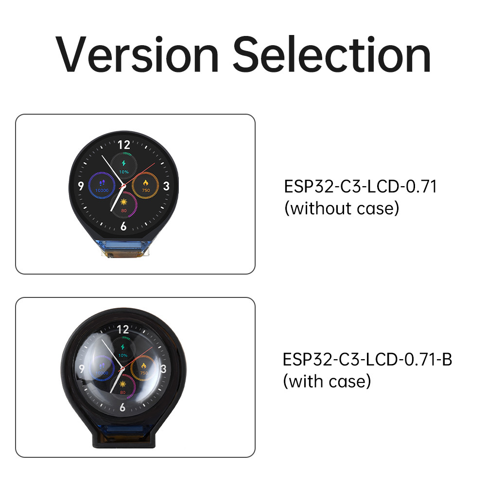 ESP32-C3 0.71 Inch Circular Ips Lcd Development Board With a Resolution ...
