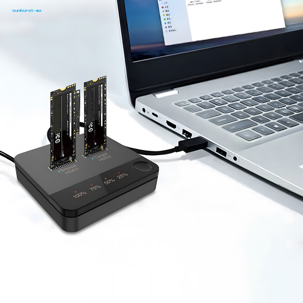 Hard Disk Duplicator Hard Disk Docking Station Portable Dual Bay ...