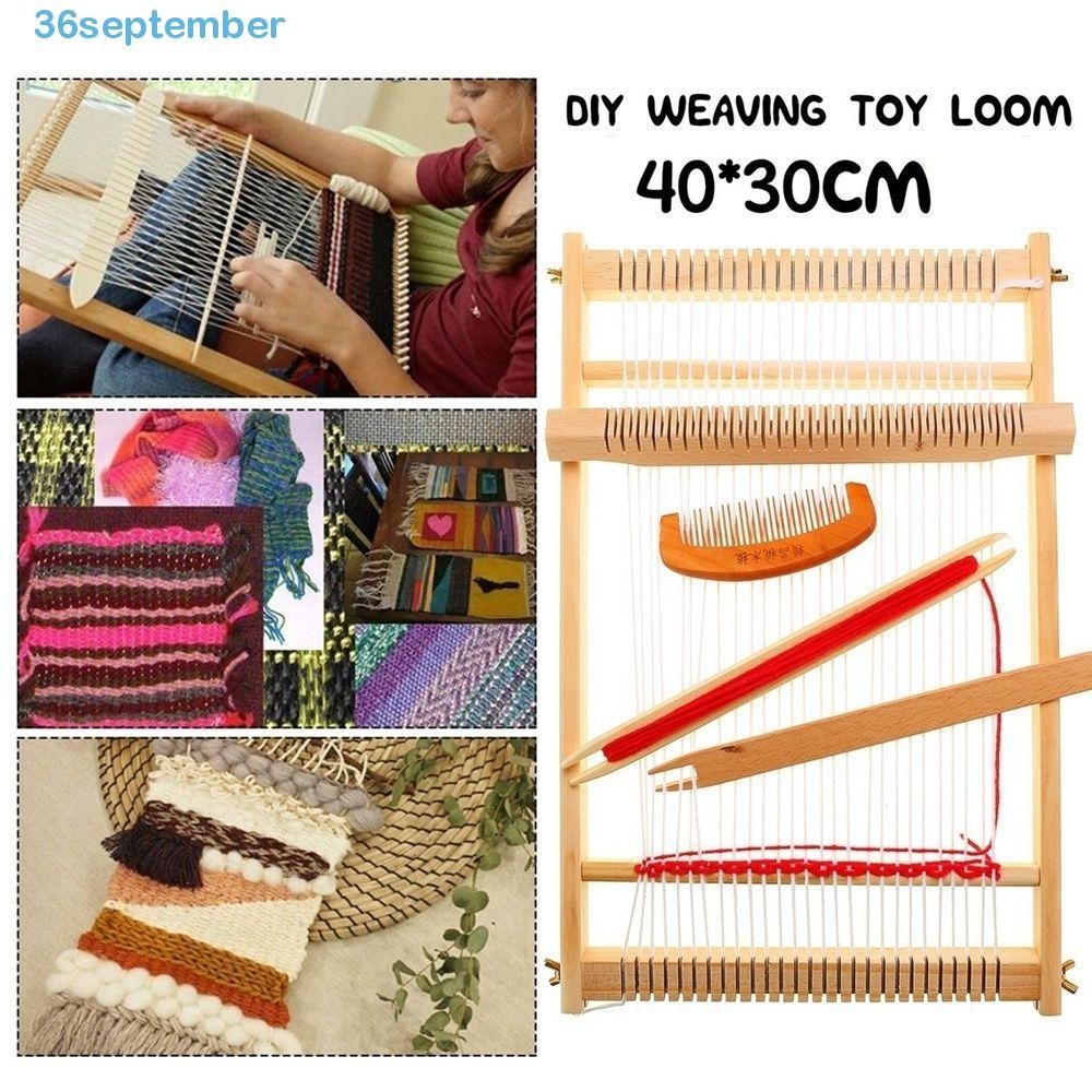 SEPTEMBER Weaving Loom Wooden Traditional For Children Kids Girl Comb ...