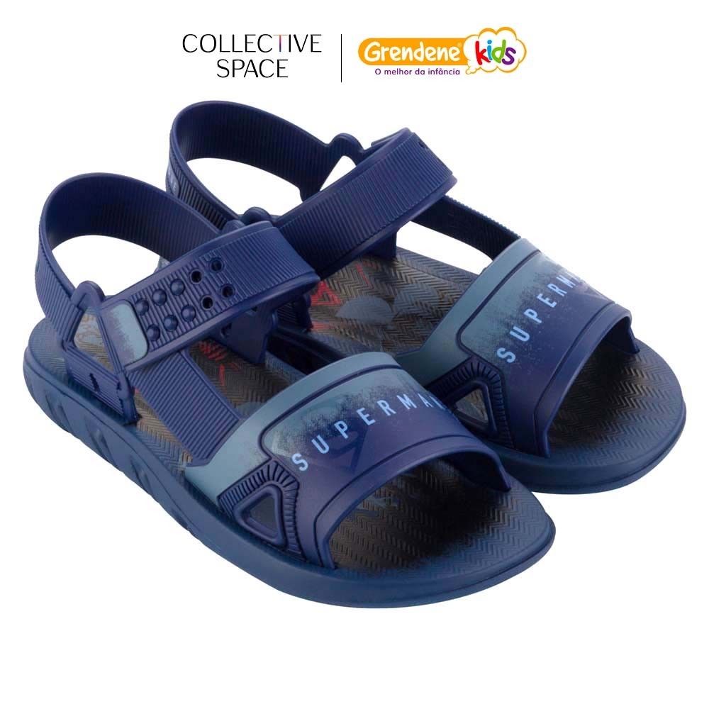 Grendene Kids Liga Da Justica Operation Sand Kids Sandals - Blue ...