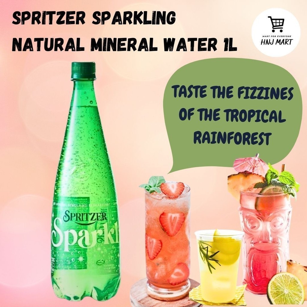 SPRITZER SPARKLING NATURAL MINERAL WATER 1L | Shopee Malaysia