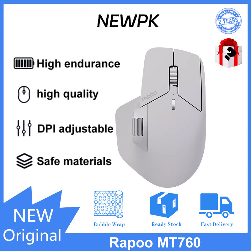 Rapoo MT760 wireless mouse three mode ultra long endurance use | Shopee ...