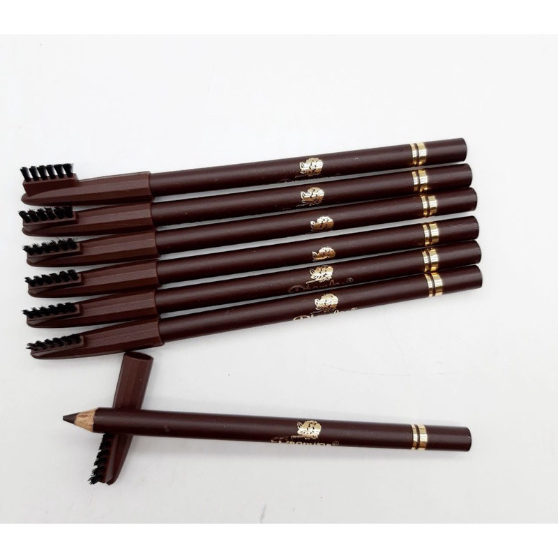 Rhomlon Eyebrow Eyebrown Pencil Brown Celak Pensil Alis Ukir Romlon ...