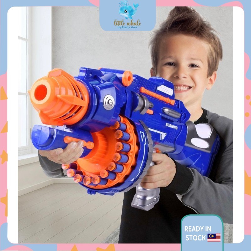 🐳Soft Bullet Gun Blaster For Kid Or Adults pistol peluru lembut Blaster ...