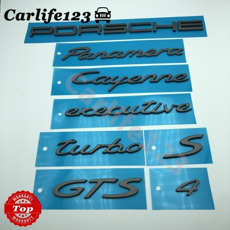 Porsche Platinum Edition Cayenne S Logo GTS Turbo Titanium Gray Rear ...