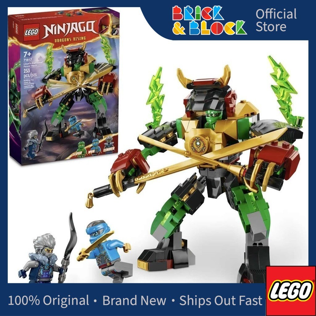 LEGO 71817 Lloyd's Elemental Power Mech | LEGO Ninjago | Shopee Malaysia