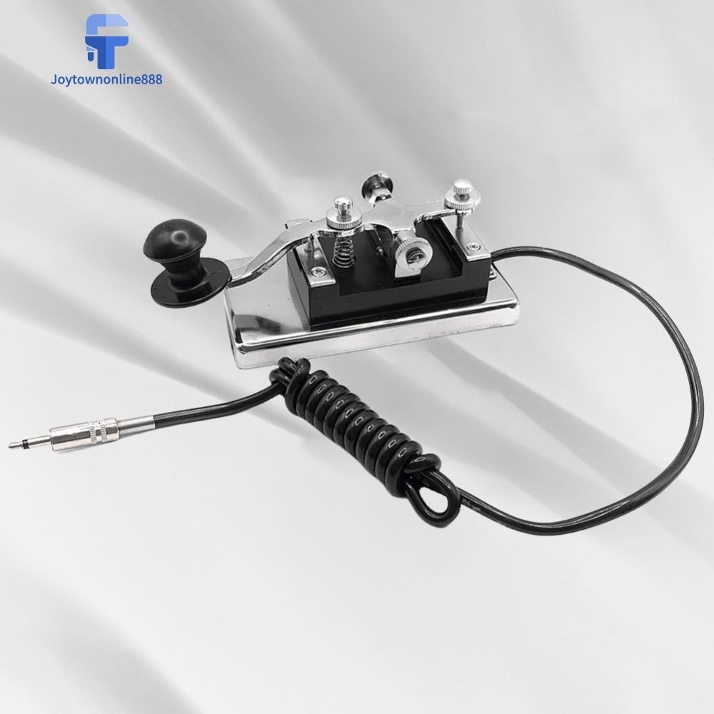 K4 Morse Key 3 5mm Plug Manual Telegraph Morse Key For Shortwave Cw
