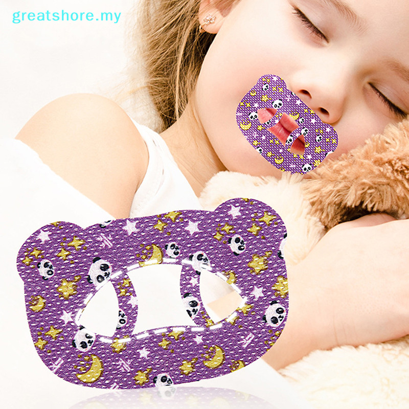 greatshore Anti-Snoring Stickers For Children Sleep Mouth Shape Anti-Suffocation Design Cartoon ...
