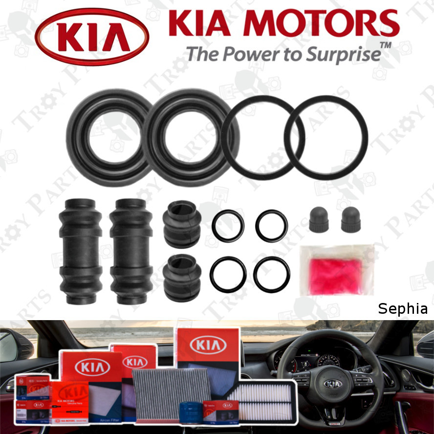 (34.5mm) Original Kia (Rear) Disc Brake Caliper Repair Kit (Full / Half ...
