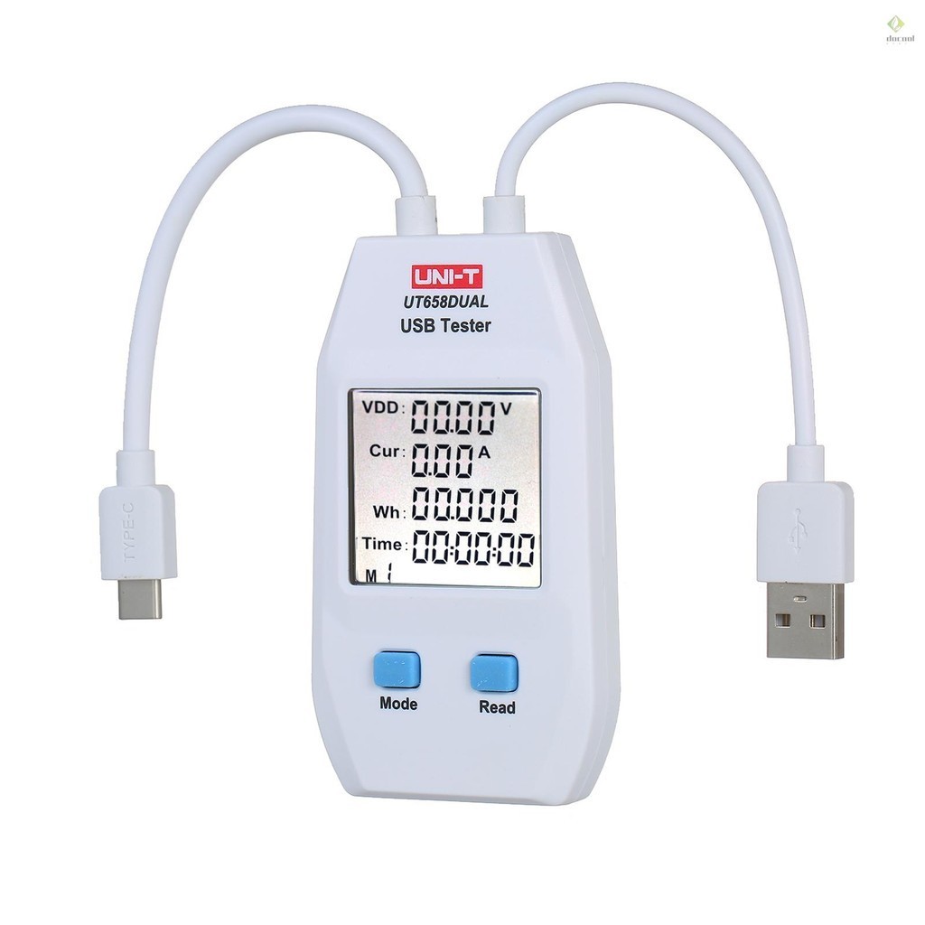 USB Power Meter LCD USB Tester Detector Voltmeter Ammeter Digital Power ...