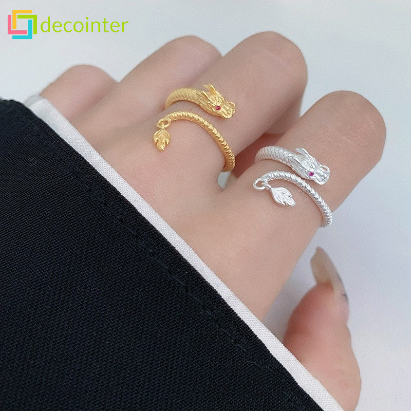 Golden Silver Colour Divine Dragon Tail Swinging Qiankun Ring - Chinese ...