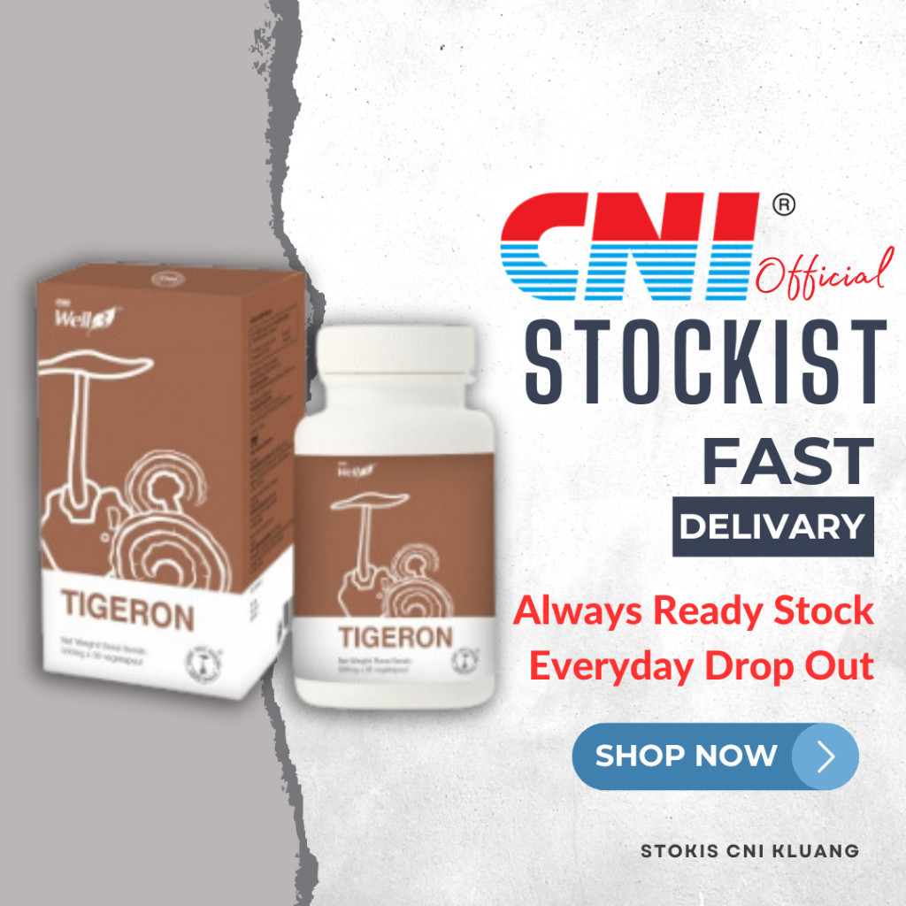 CNI Tigeron / Tiger Milk Mushroom & Lingzhi, 30 x 500mg - Sinus, Health ...