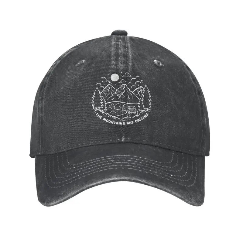 Personalized Cotton The Mountains Are Calling Camp Baseball Cap Outdoor ...