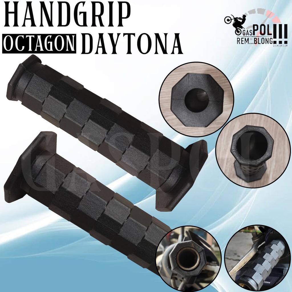 Handgrip HANDFAT Motorcycle OCTAGON DAYTONA HANGRIP HANFAT BEAT VARIO ...