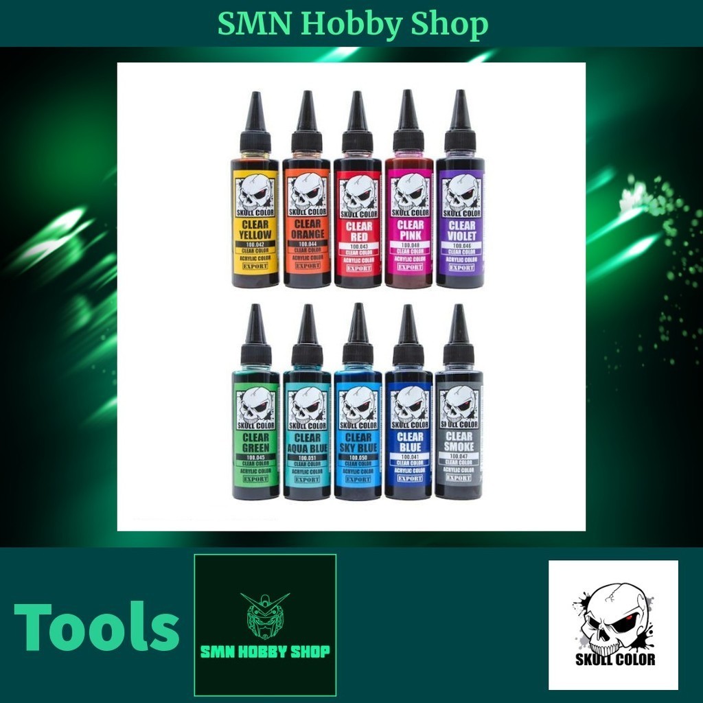 Acrylic Paint Clear Series Colour 60ml [Hobby Paint Model Tools ...