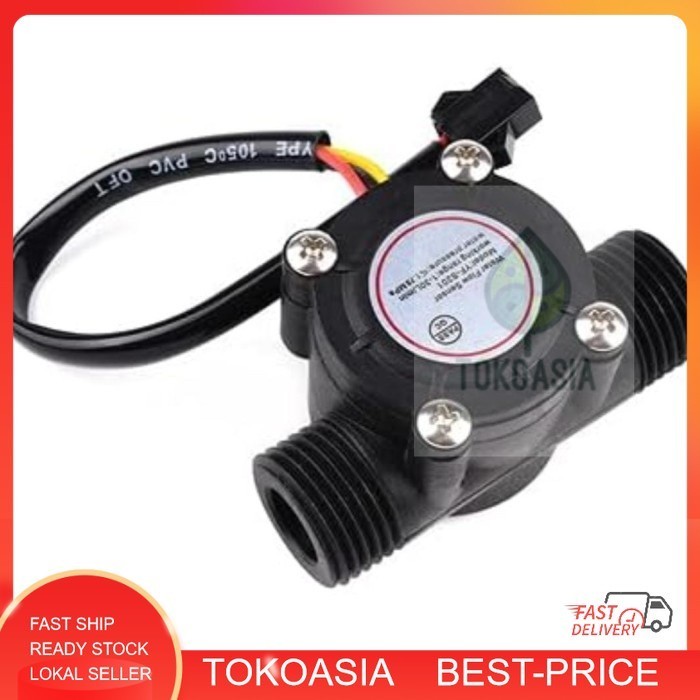 Yf S201 Water Flow Sensor 1 2 0 5inch Aliran Air Shopee Malaysia