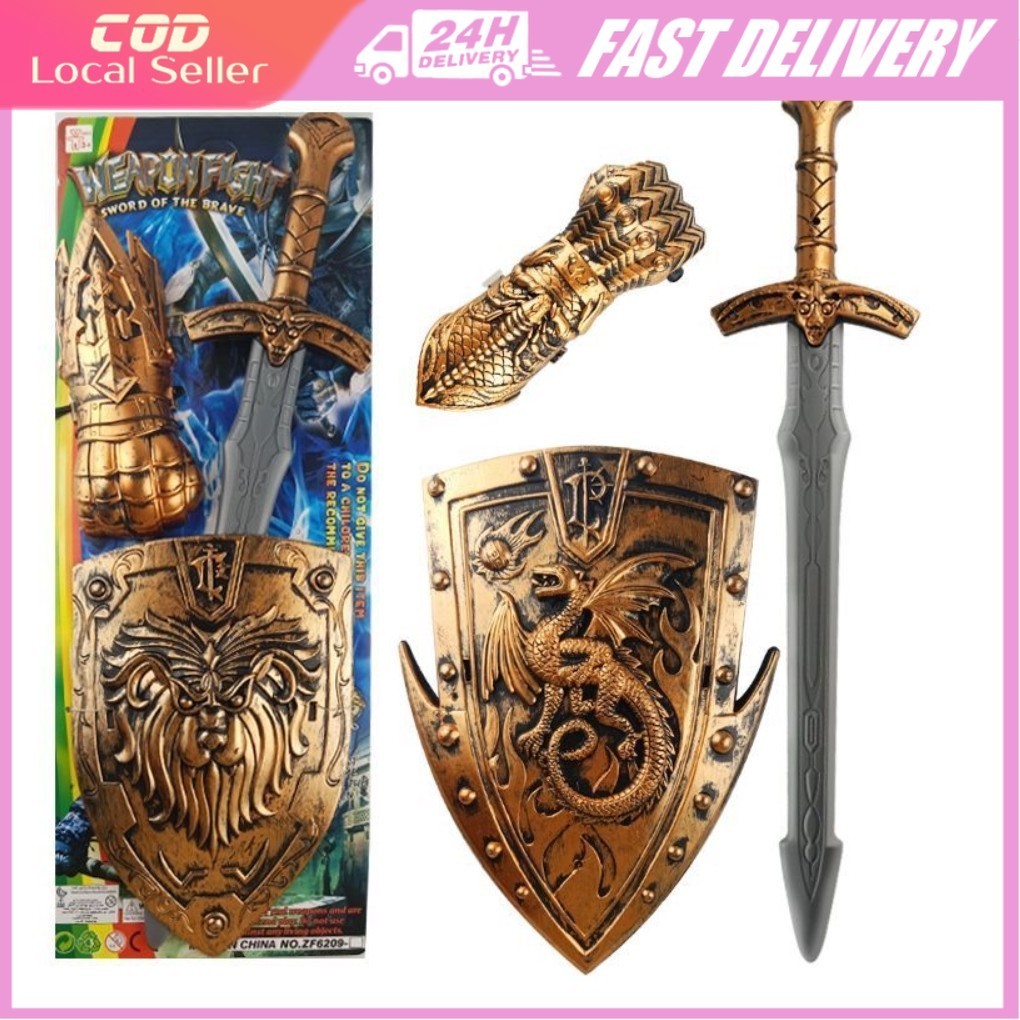 Sparta warrior sword shield toys weapons stage performance props ...