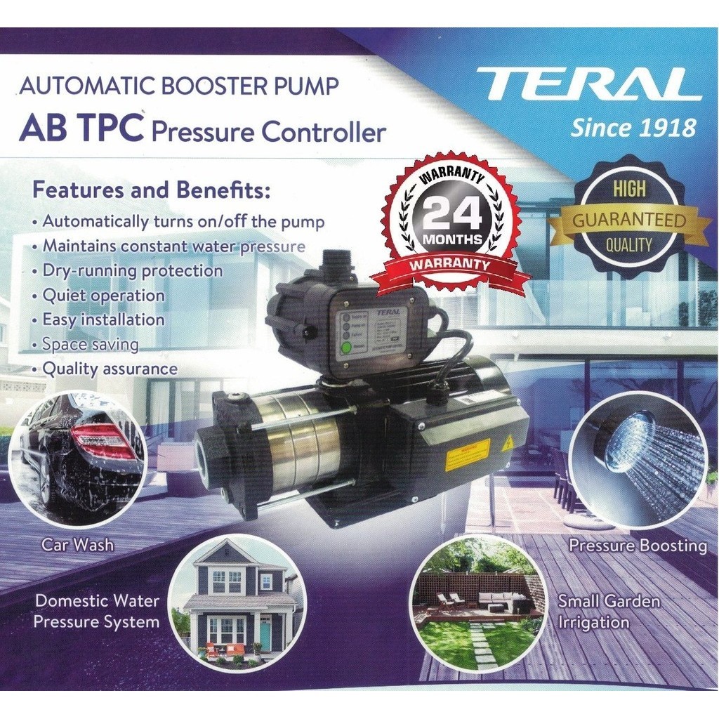 Teral Japan 0.75kW / 1.0Hp TPC Horizontal Multistage Centrifugal Pumps | Shopee Malaysia