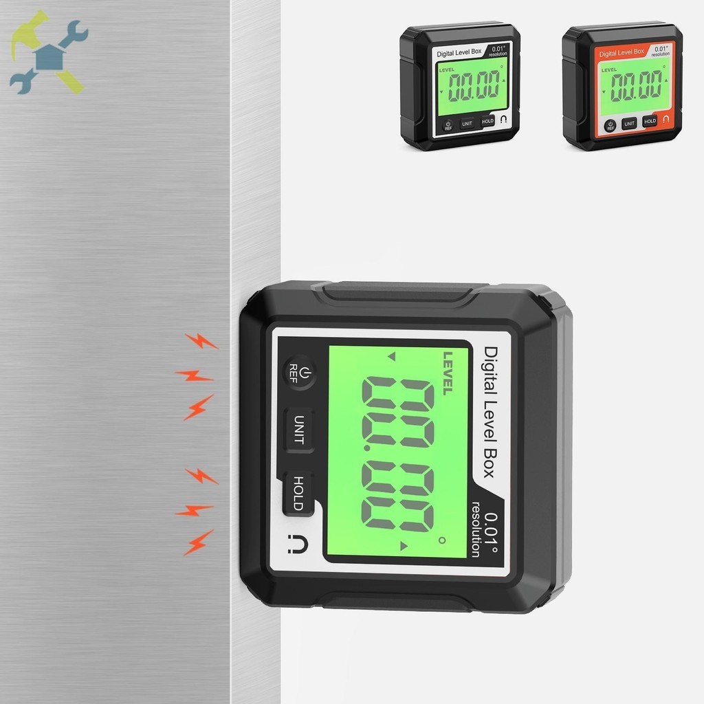 Digital Angle Finder Backlit LCD Digital Angle Gauge Magnetic ...