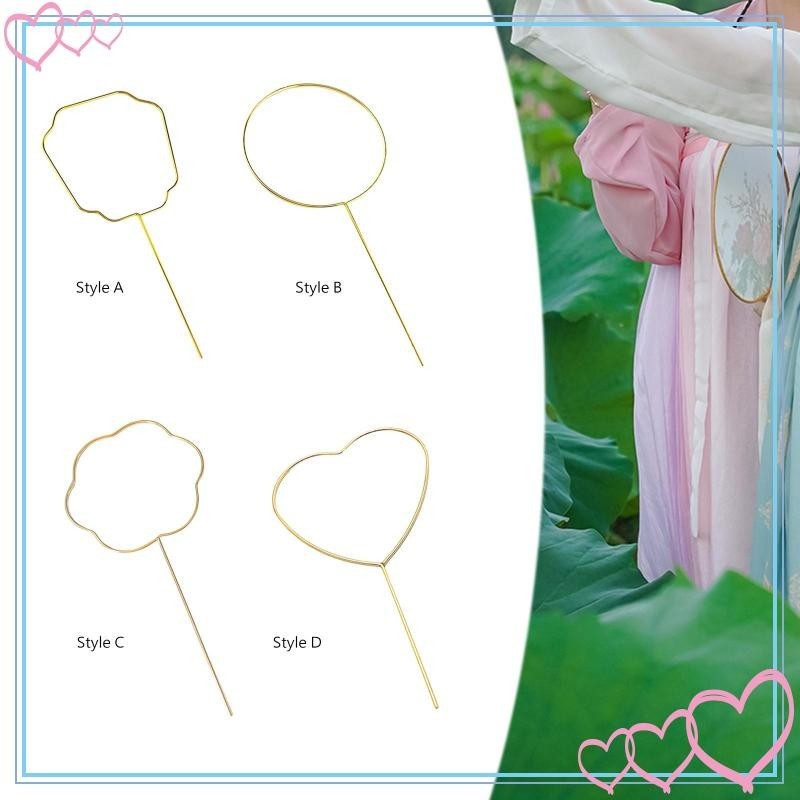 [meteorbdMY] DIY Hand Fan Frame Blank Handheld Fan Art Craft Blank Fan ...