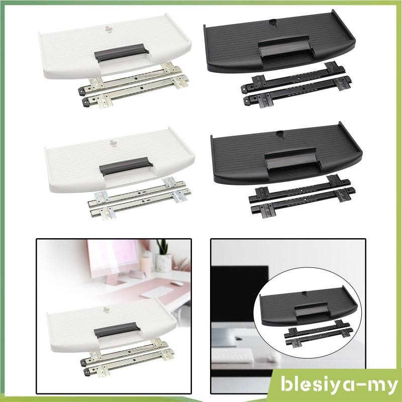 [BlesiyaMY] Under Desk PC Keyboard Drawer Glide Sliding Tray Sturdy ...