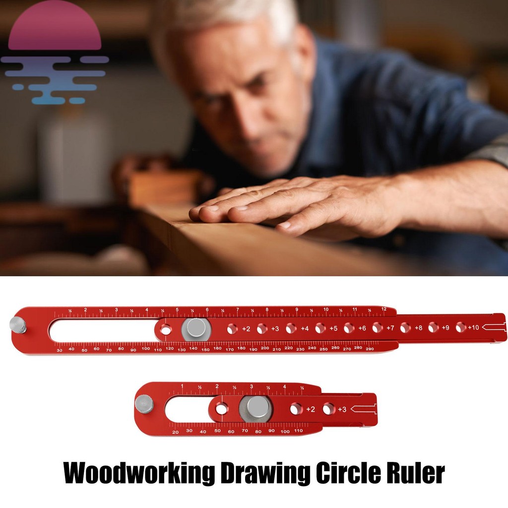 Circular Drawing Tool Aluminum Alloy Precise Compass Scriber Adjustable ...