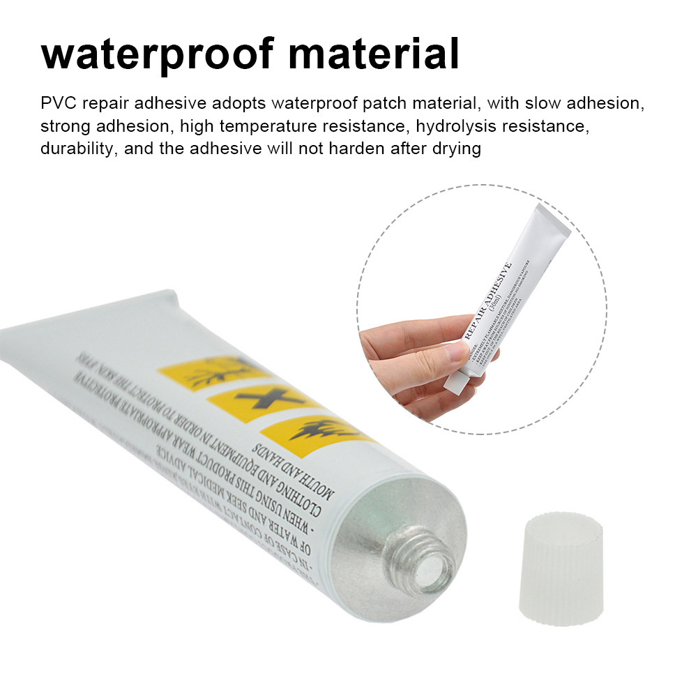 Bv PVC Adhesive Inflatable Boat Repair Glue Boat Puncture Repair Patch ...