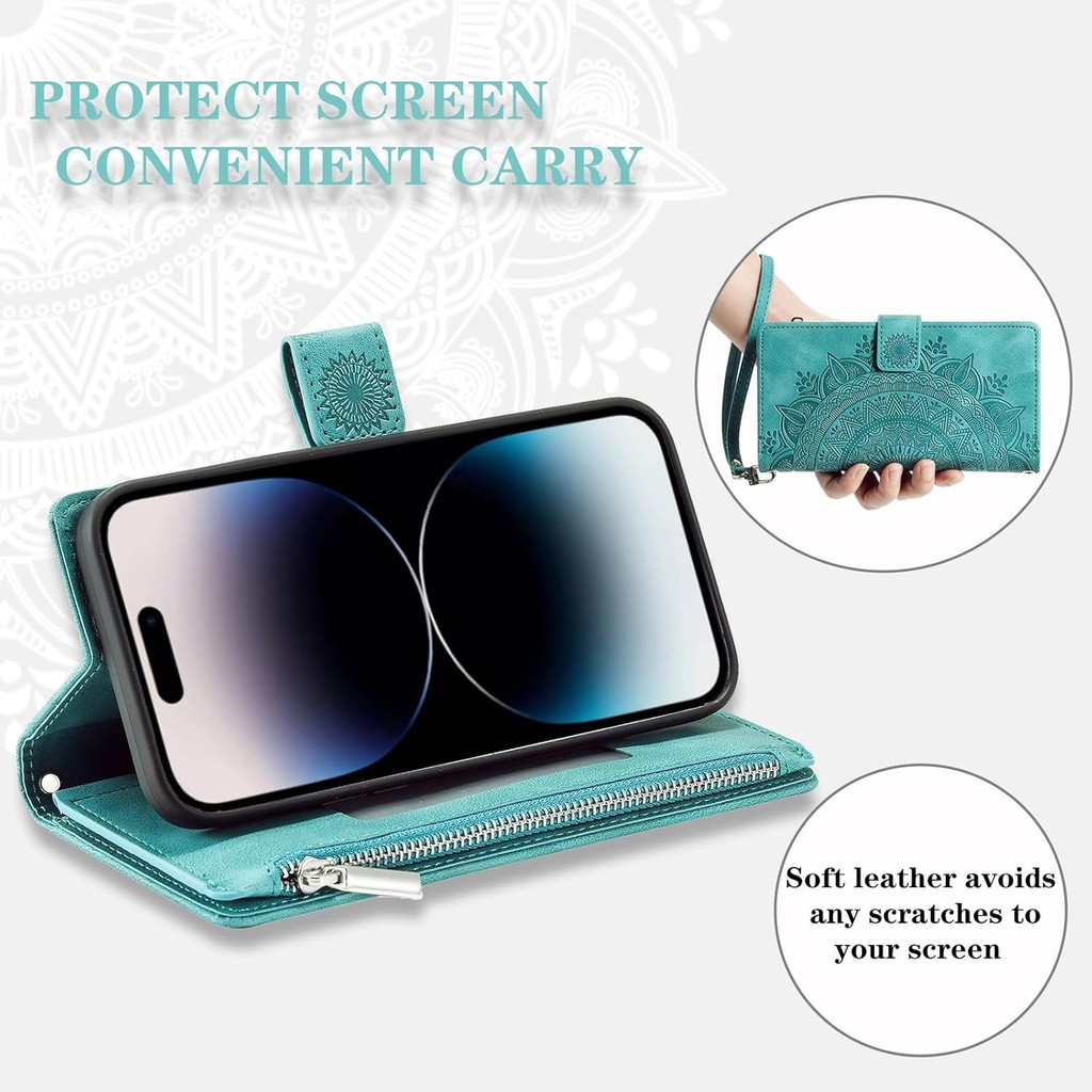 Sarung Dompet Crossbody untuk iPhone 12 / iPhone 12 Pro, Sarung Kulit ...