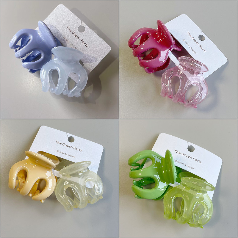 Hairpin Grab Clip 2023 Mori Series All-Match Pumpkin Claw Clip Pair ...