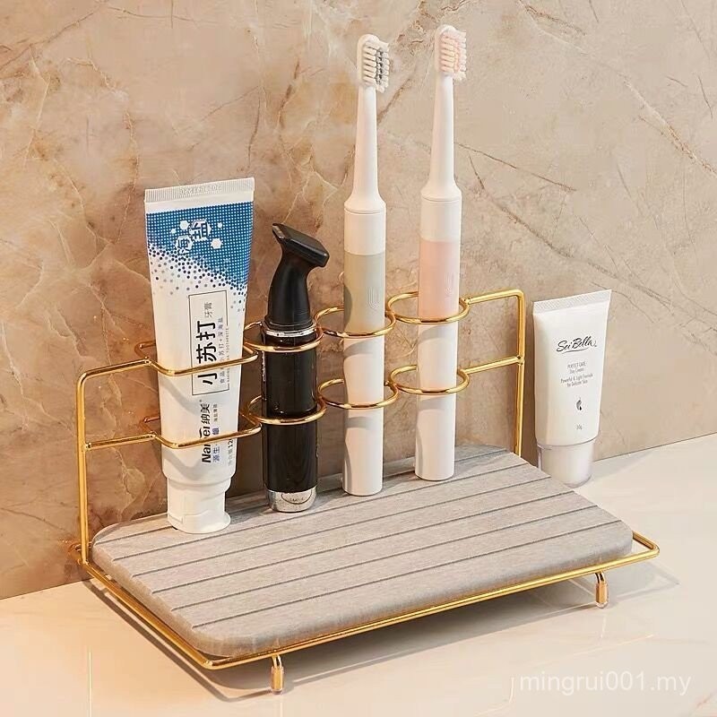 Shopee Official Nordic Light Luxury Bathroom Electric Toothbrush Holder ...