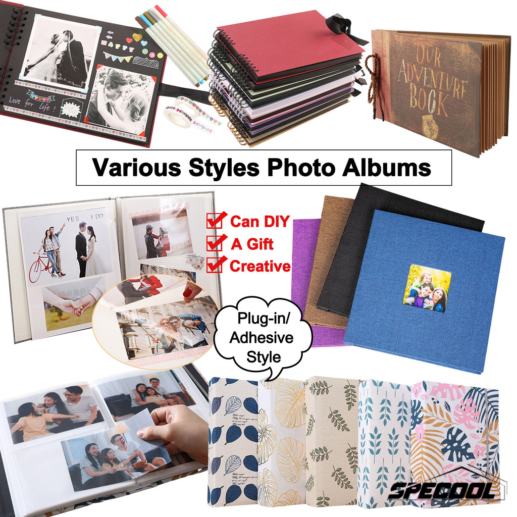 SG Specool DIY Self Adhesive Photo Album Wedding/Baby/Home Album 3R/4R ...