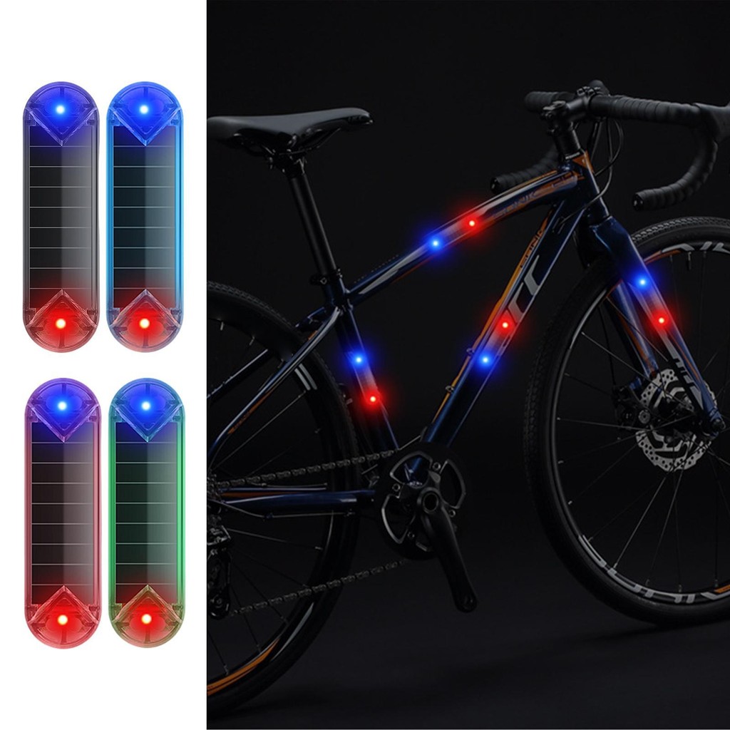 Solar Bike Light Mountain Bike Solar Lights Bicycle Solar Tail Light ...