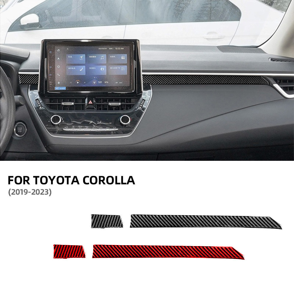 Real Soft Carbon Fiber Sticker For Toyota Corolla 2019 2020 2021 2022 ...