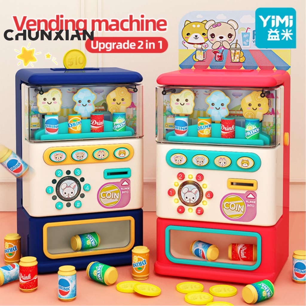 Yimi 25Pcs Children's Vending Machine Toys Automatic Beverage Vending ...