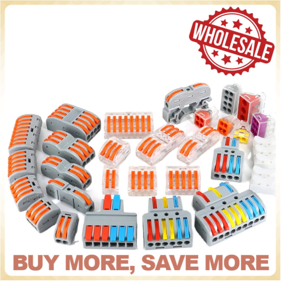 [Ready Stock] Fast Wire Connector Reusable Terminal Universal Connector ...