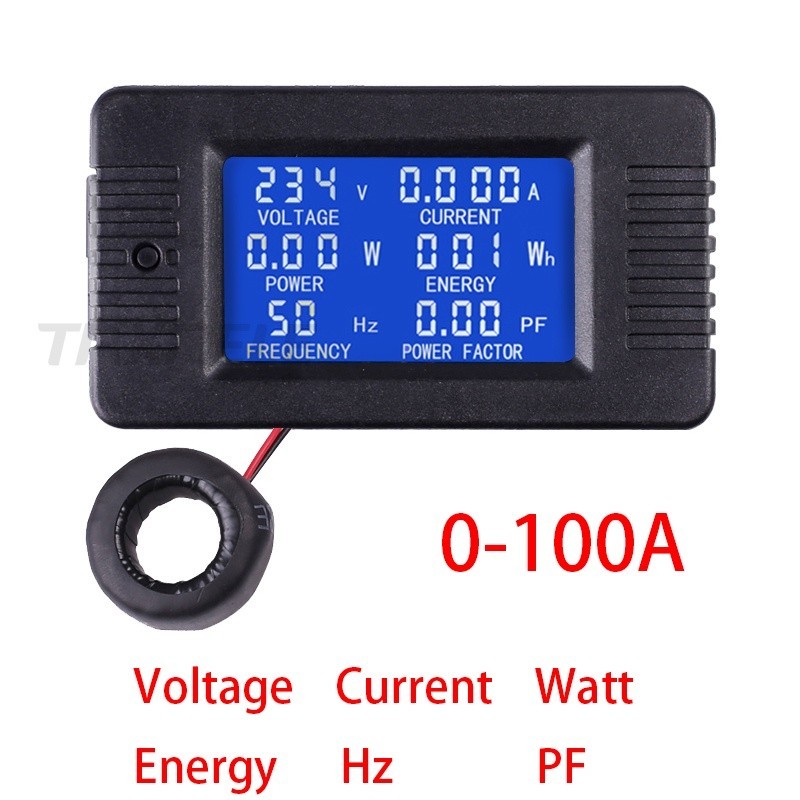 PZEM-020 PZEM-022 Digital Voltage and Current Meter LCD Panel Power ...