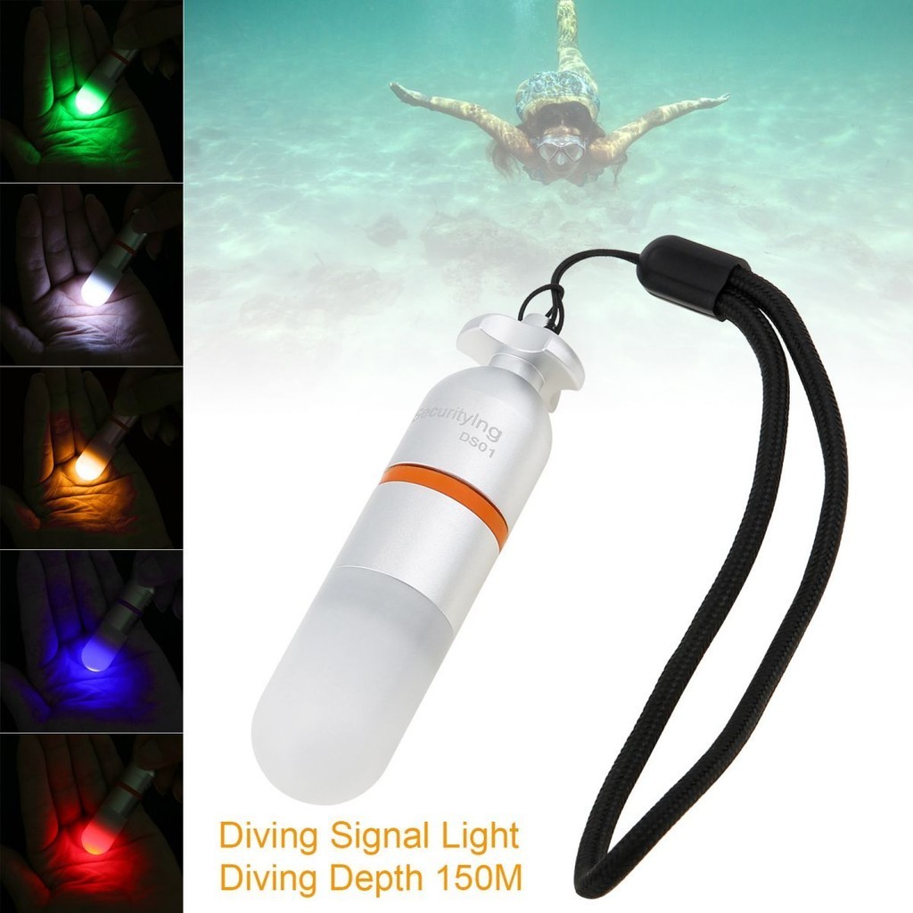 Scuba Dive Strobe Beacon Diving Signal Light Mini Underwater 150M Scuba ...