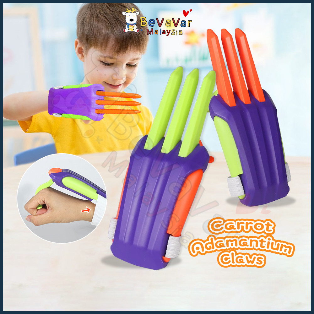 Bevavar X-Men Wolverine Claw Cosplay Prop Cool Creativity Retractable ...