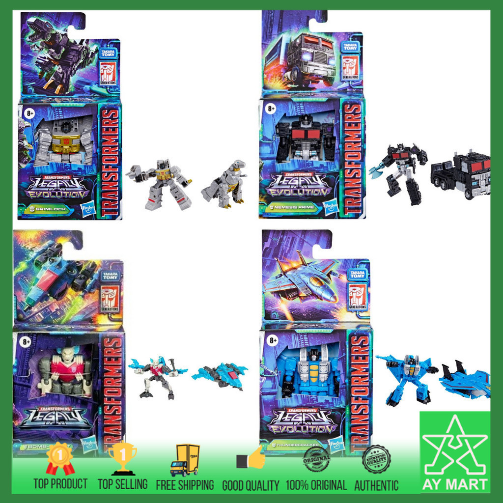 Transformers Generation Legacy Evolution Core Nemesis Prime / GrimLock ...