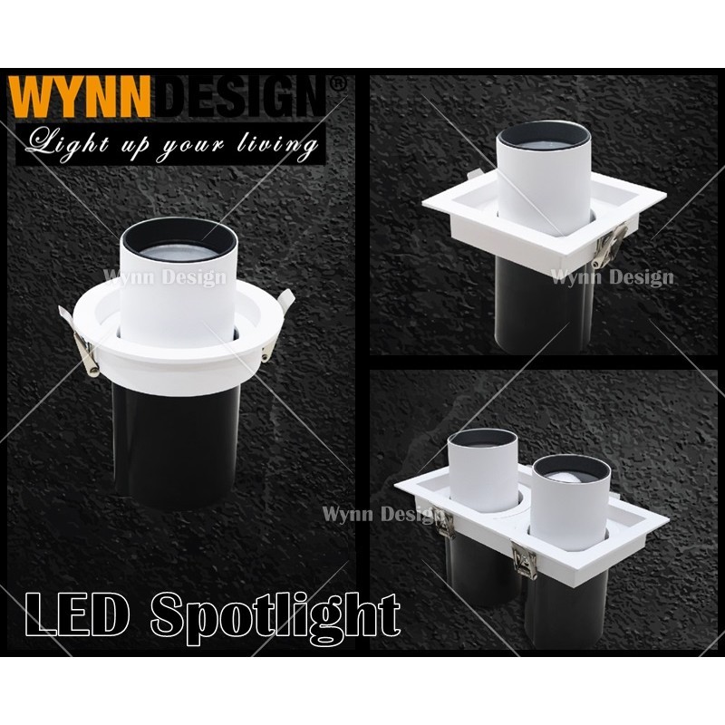 Wynn Design [LED Spotlight] with GU10 LED Surface Downlight Eyeball ...