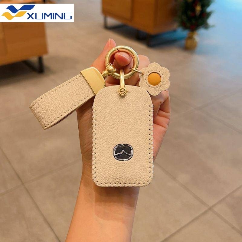 XM-leather car key holder for Mazda 2 3 4 CX4 CX5 cx30 CX3 cx8 BT-50 ...