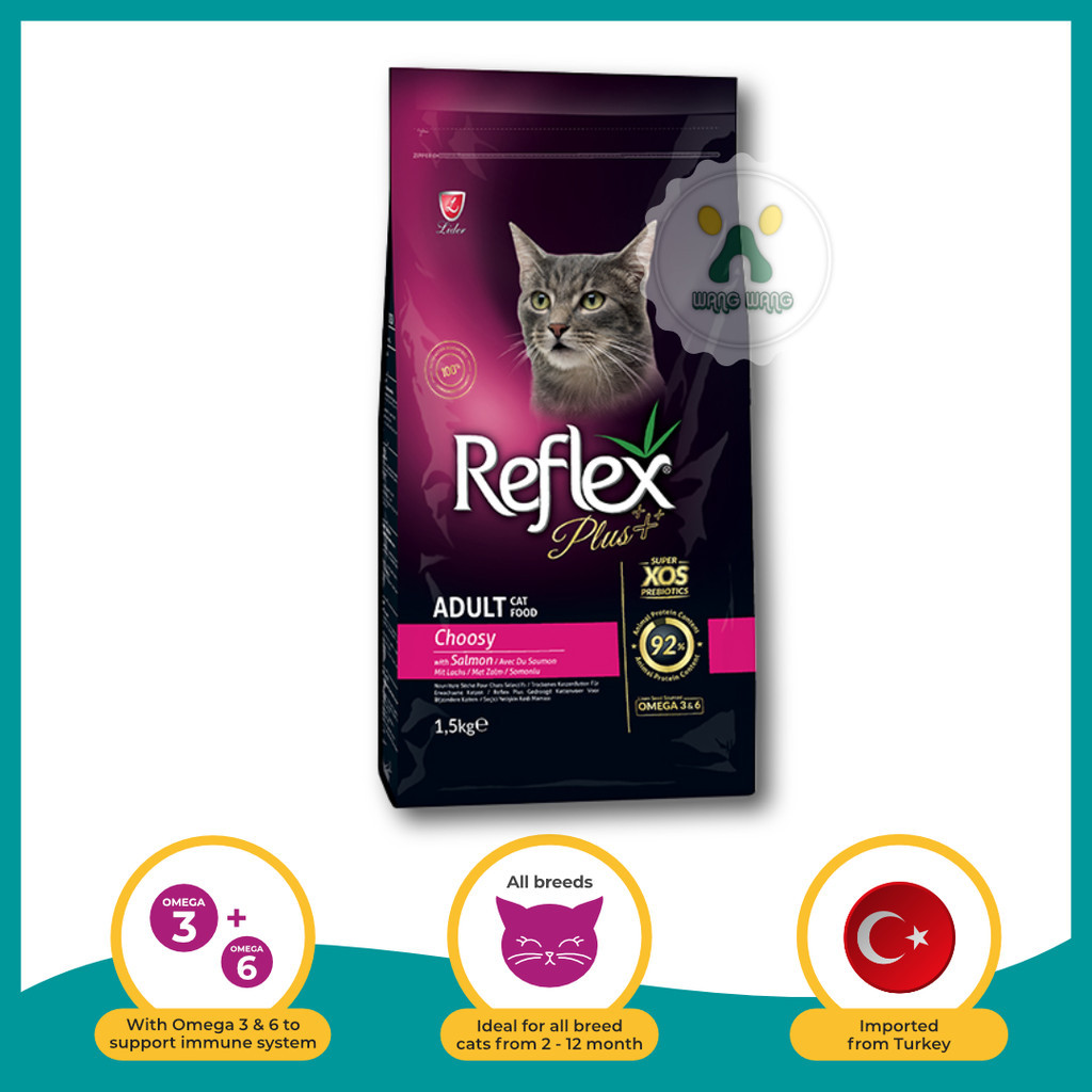 Reflex Plus Adult Choosy Cat Food/ Cat Dry Food/ Quality Cat Food ...