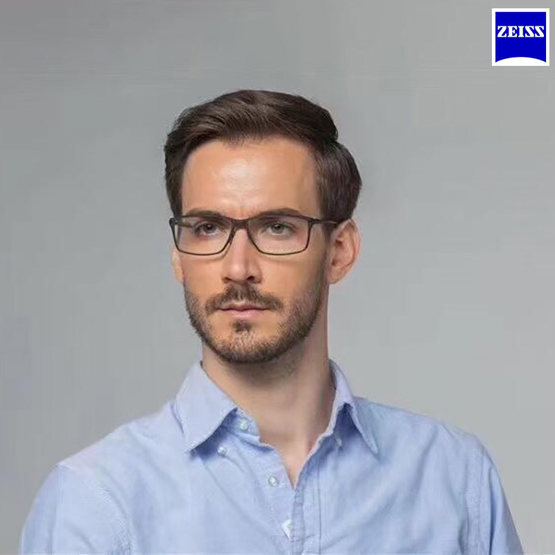 ZEISS Glasses Frame ZS75008 Pure Titanium Leg Business Full Frame Big ...