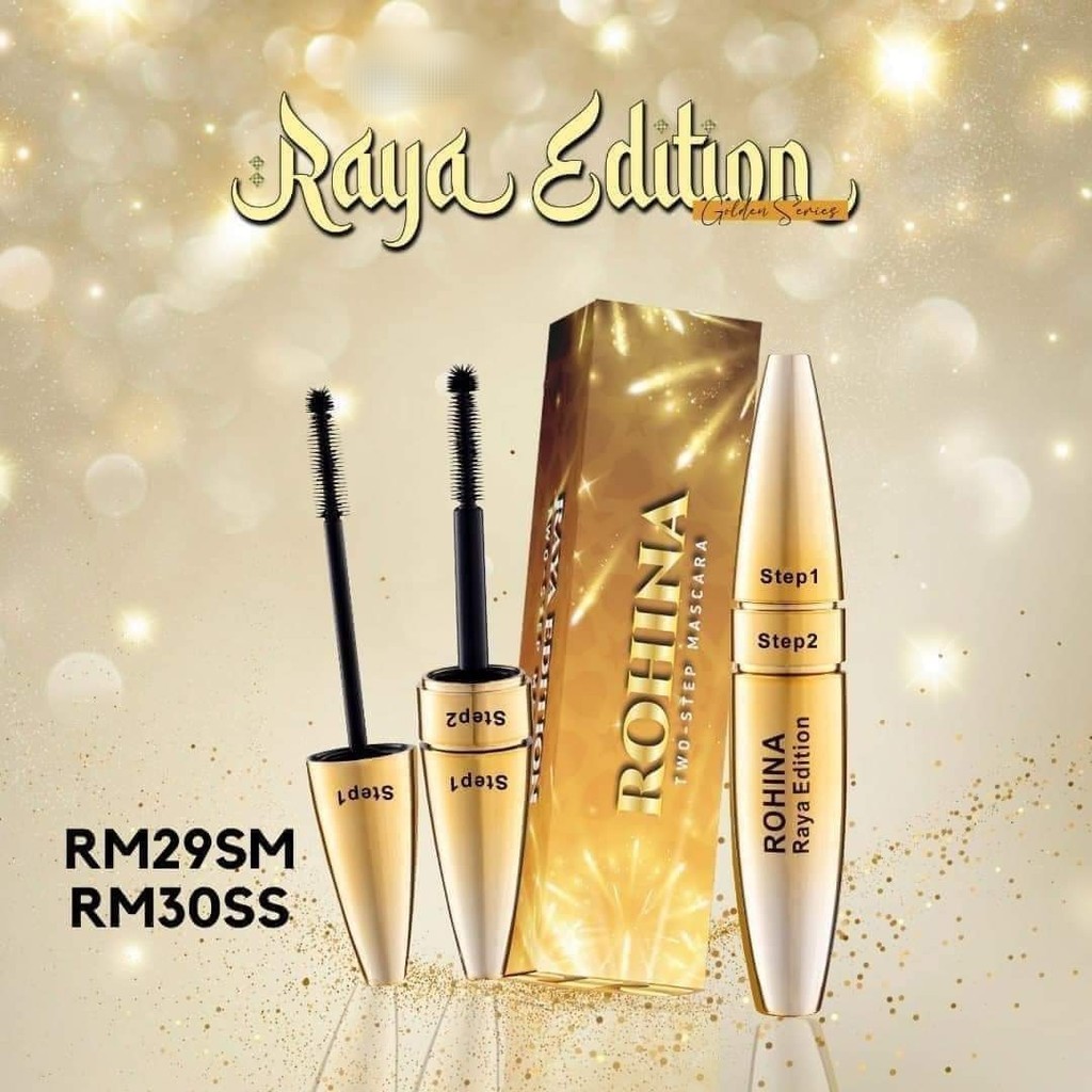WAJIB ADA 💥 MASCARA ROHINA EDISI GOLD RAYA 2024 | Shopee Malaysia