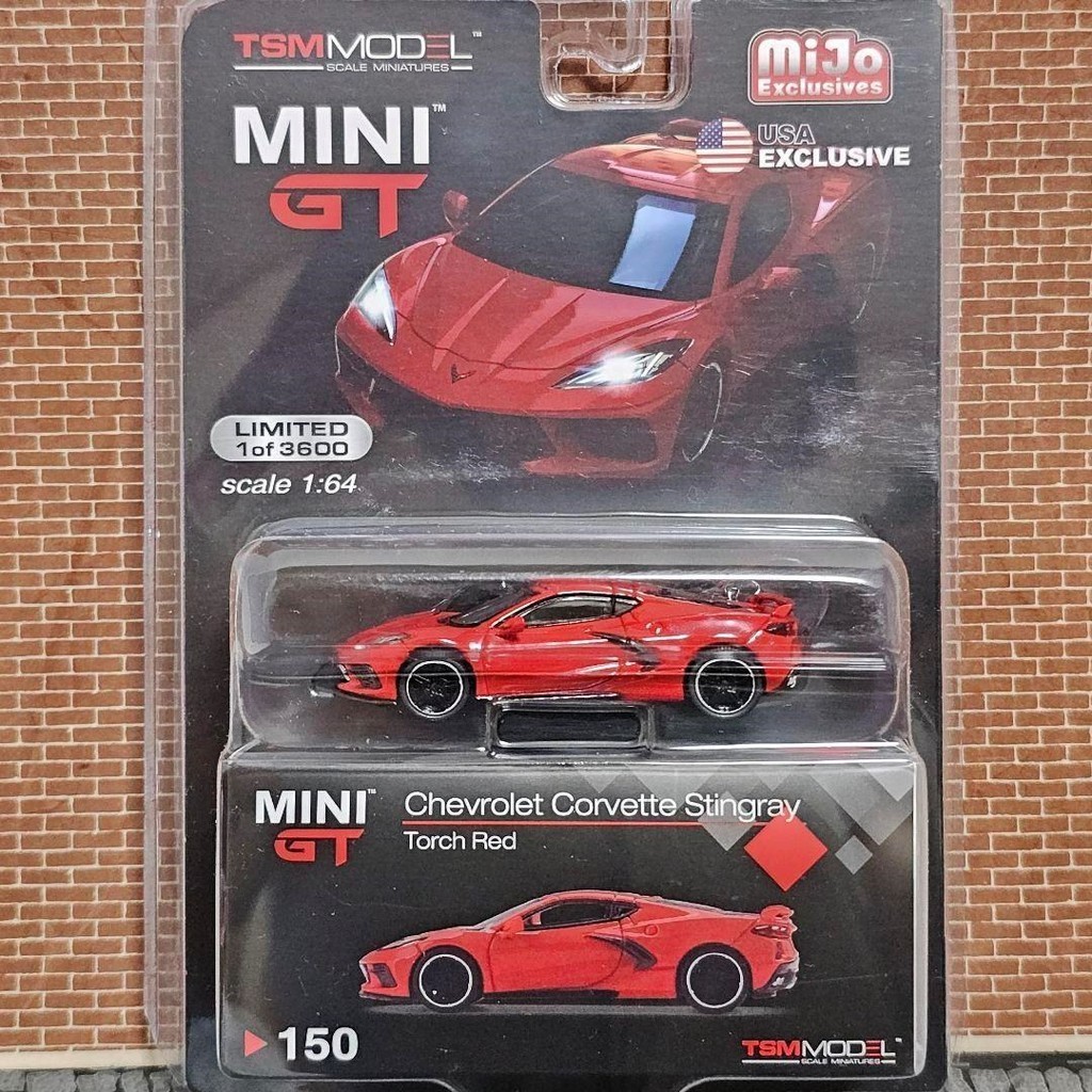 Shipping from Japan Genuine MINI-GT Chevrolet Corvette C8 Red 1/64 Toy ...
