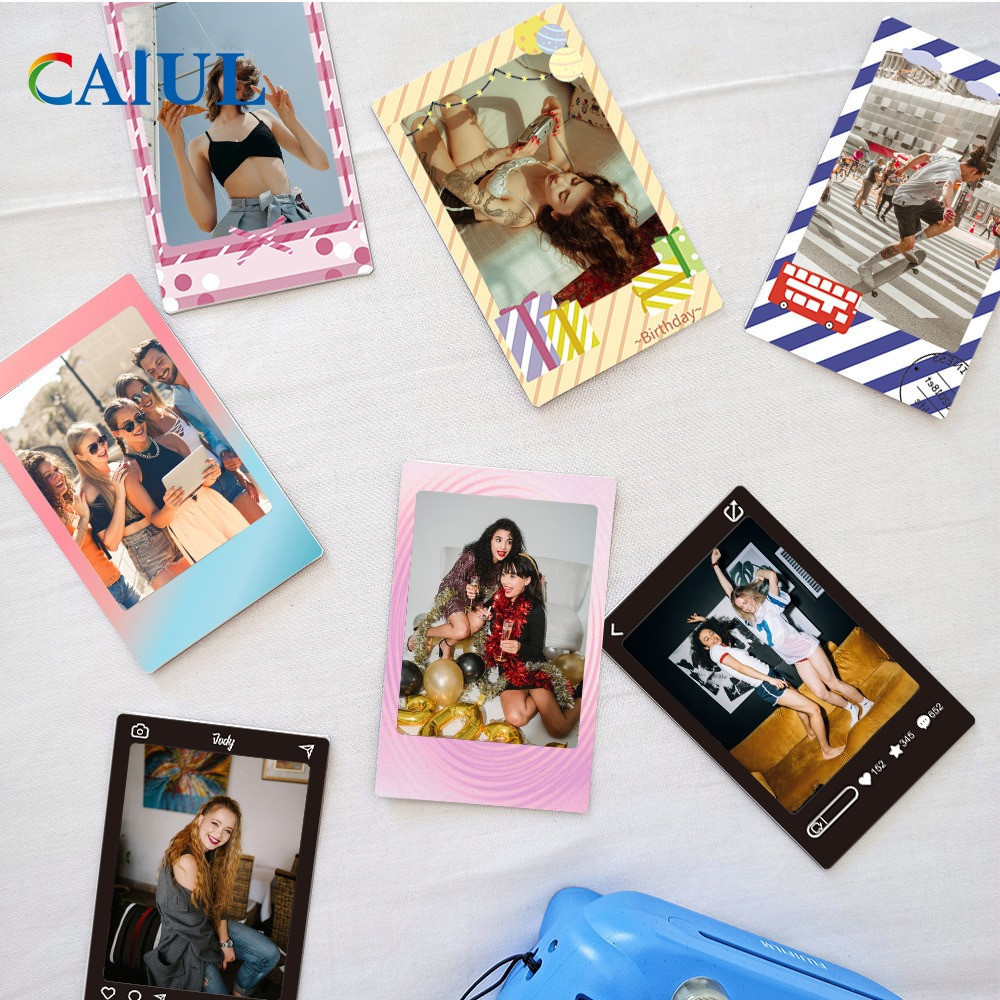 10/30pcs Colorful 3 Inch Photocard Border Decor Stickers Cute ...