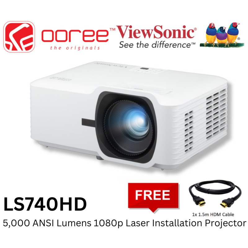 VIEWSONIC LS740HD 5,000 ANSI LUMENS FULL HD (1920X1080) LASER ...