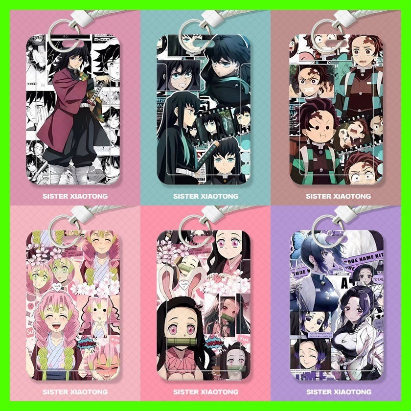 Card Holder Kanroji Mitsuri Tanjiro Tomioka Giyuu Demon Slayer Demon ...