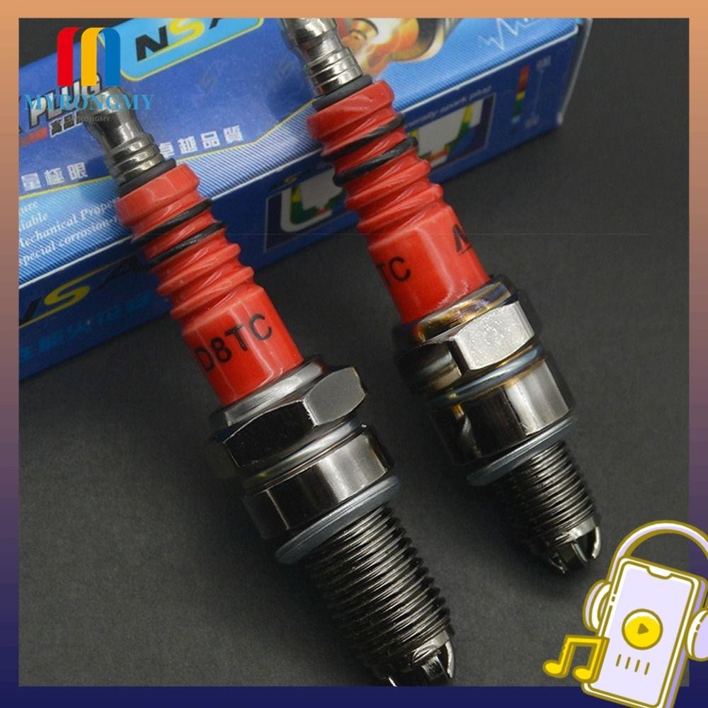 MYRONGMY Racing Sparking Plug, A7TC D8TC Metal Motorcycle Spark Plug ...