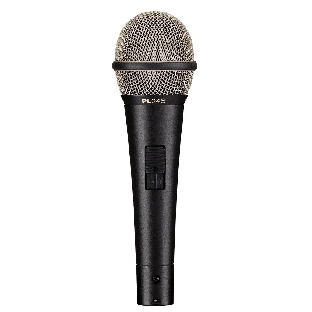 EV Electro-Voice PL-24S Handheld Dynamic Vocal Microphone with On/Off ...